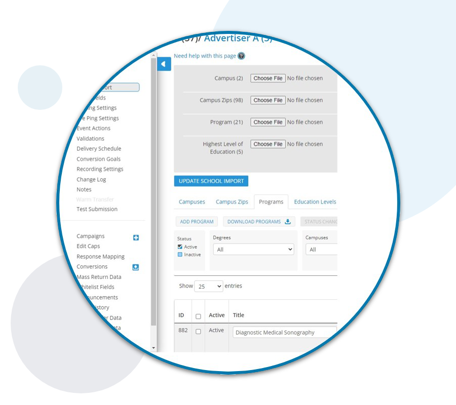 Features – leadHOOP